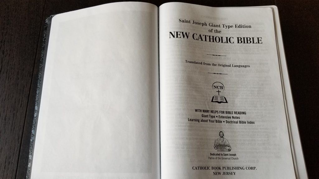 In-Depth with the New Catholic Bible (Part 1) – Catholic Bible Talk