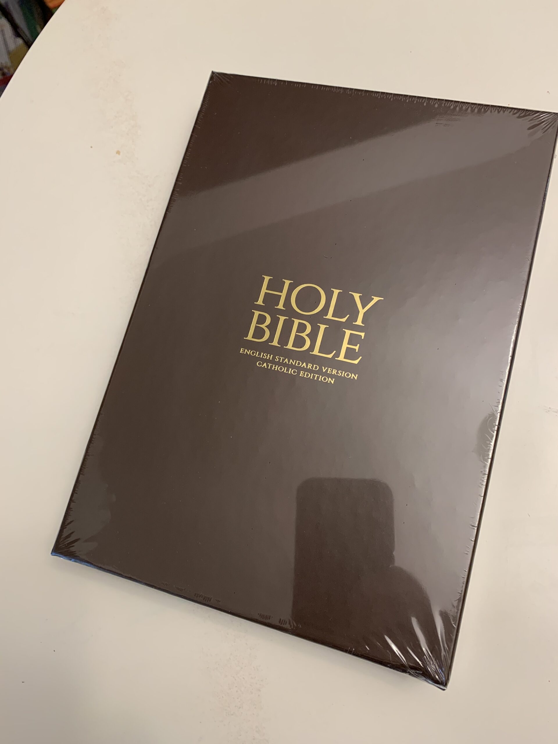 FIRST LOOK: ESV-CE Bonded Leather (Mahogany) – Catholic Bible Talk