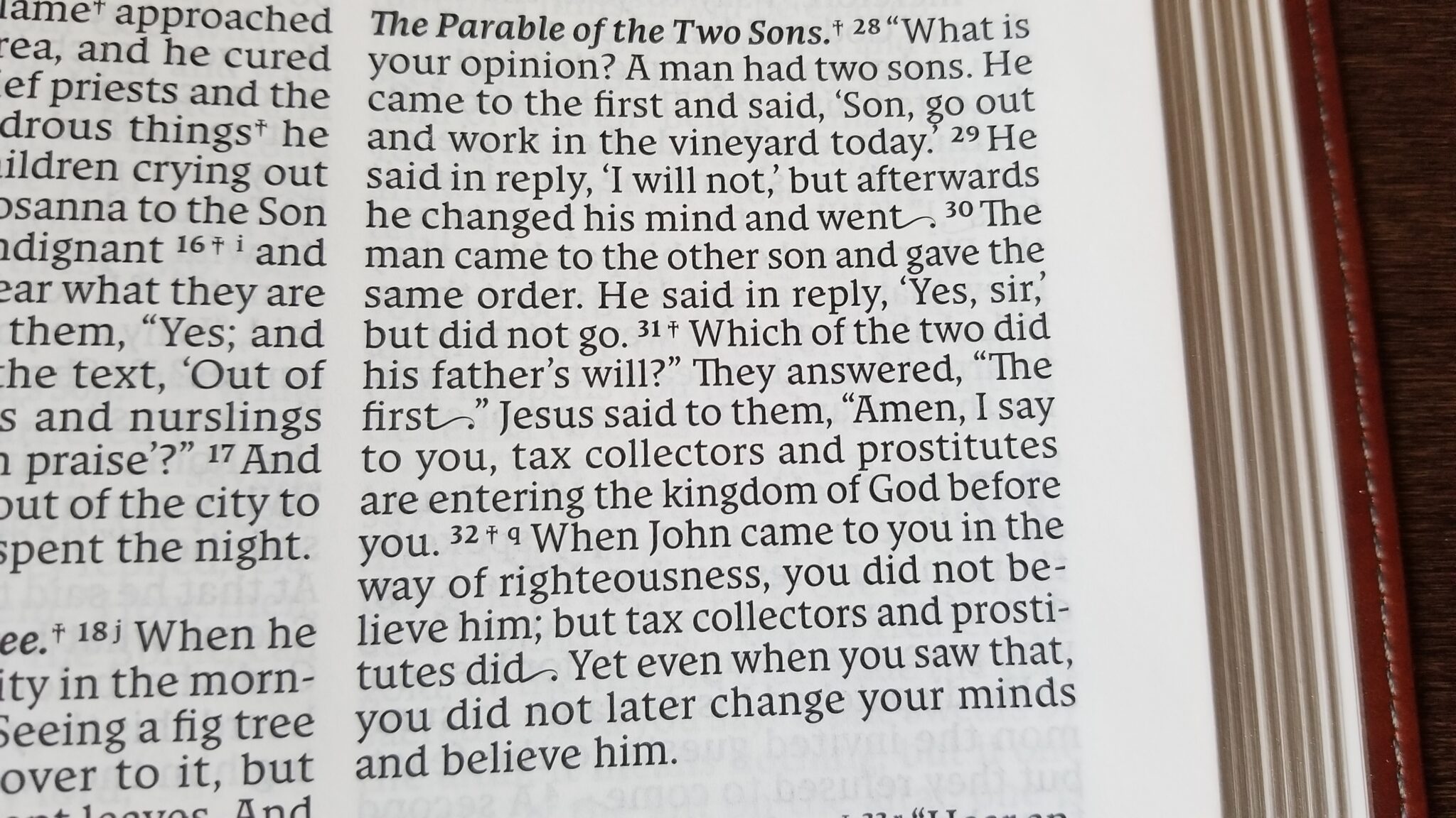 First Look: Large Print NABRE from Thomas Nelson Catholic Bible Press ...