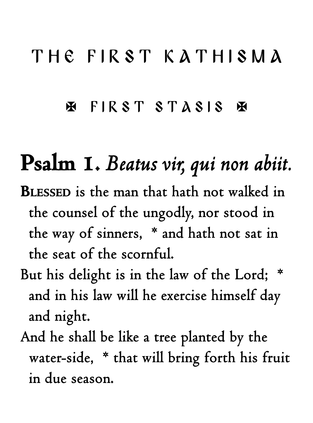 The Psalter of King David: Part 1 — Guest Post by M. B. – Catholic ...