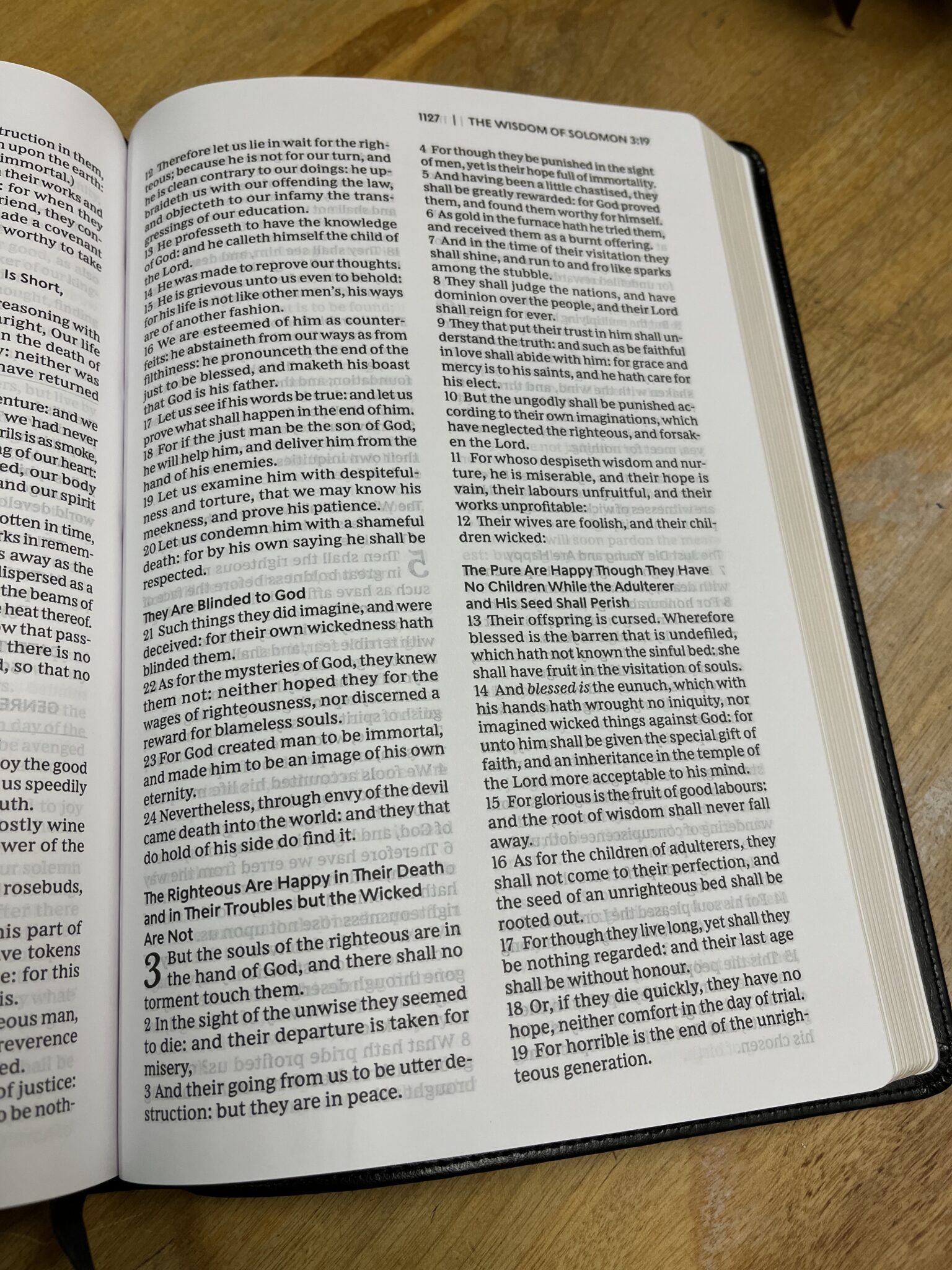 First Look: Thomas Nelson KJV Center-Column Reference Bible w/Apocrypha ...