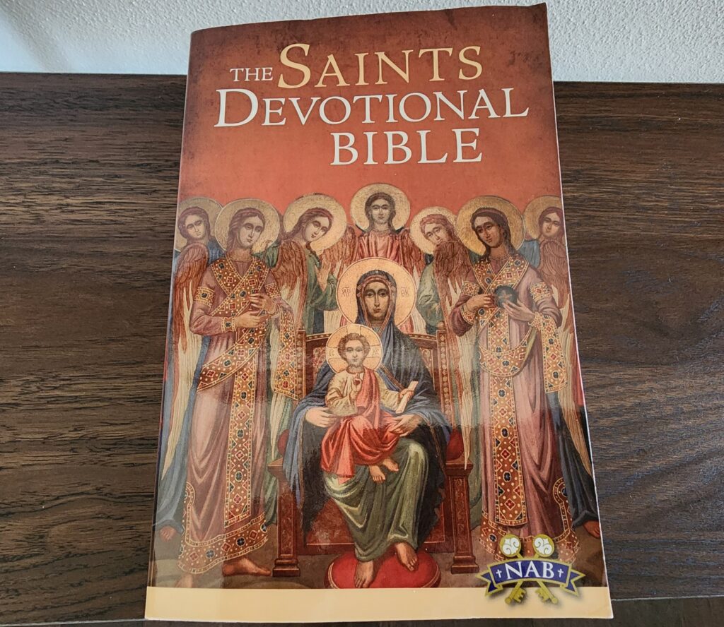 Quick Look: Saints Devotional Bible (NABRE) from Our Sunday Visitor ...