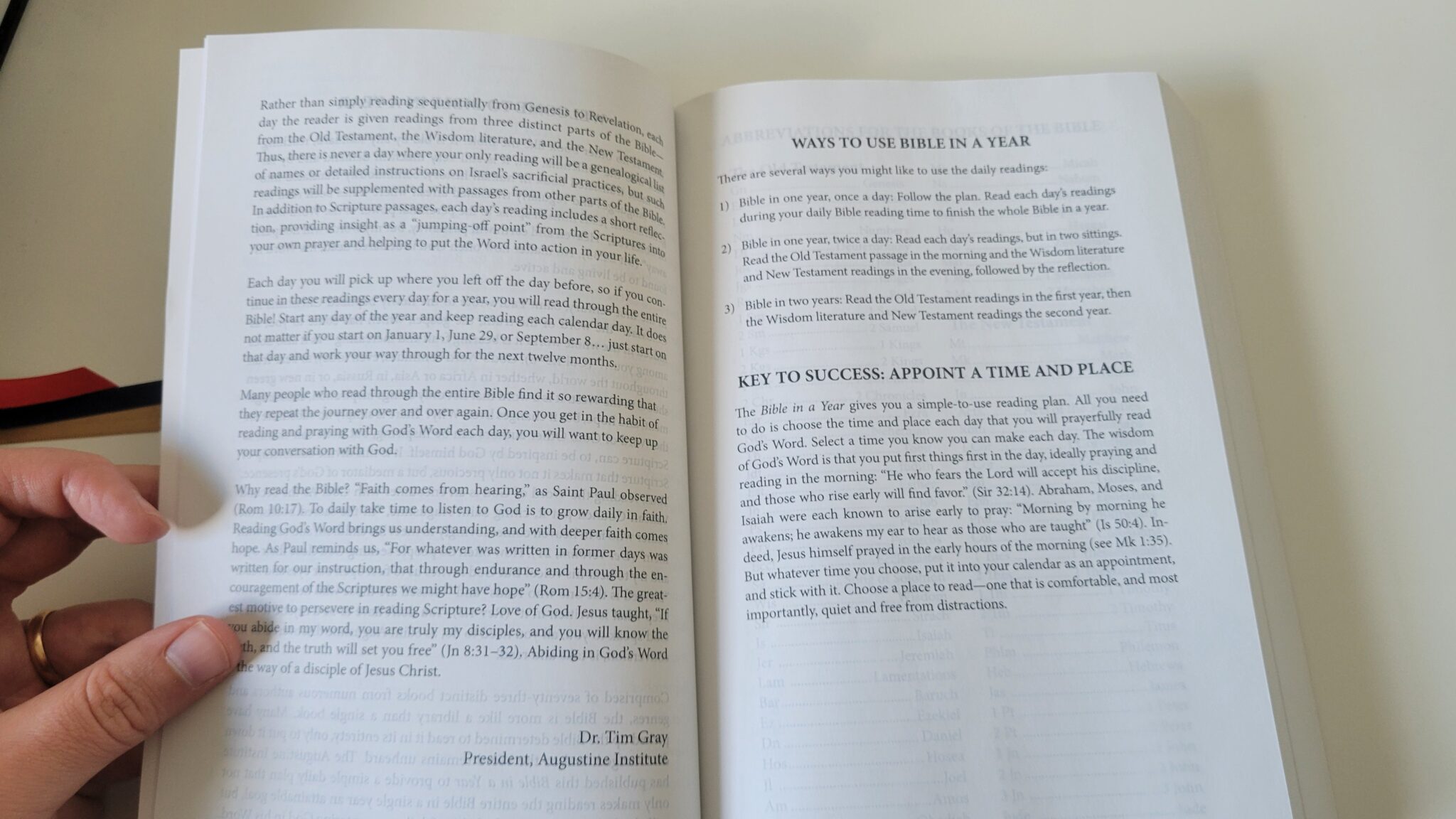 Comparison: My Daily Catholic Bible (RSV-CE) vs. Bible in a Year (ESV ...